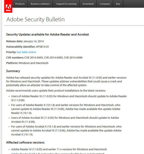 Adobe ReaderとAcrobatのセキュリティアップデートを公開 | RBB TODAY