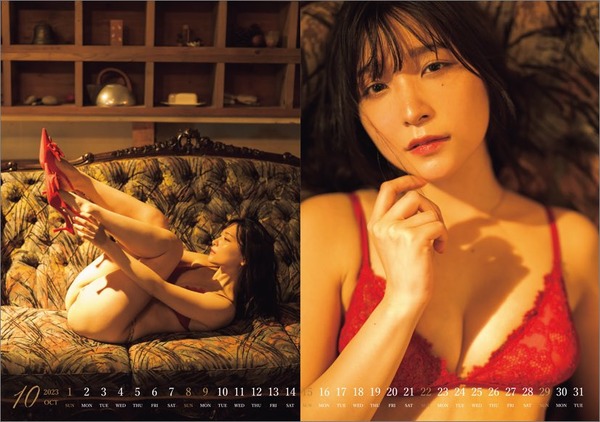 あまつまりな、2023年カレンダー発売決定！妖艶カットをSNSで披露 5枚目の写真・画像 | RBB TODAY