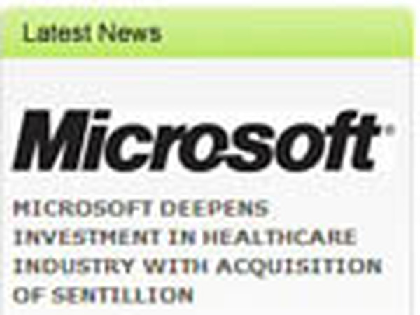 米マイクロソフト、ヘルスケアソフトのSentillionを買収 | RBB TODAY